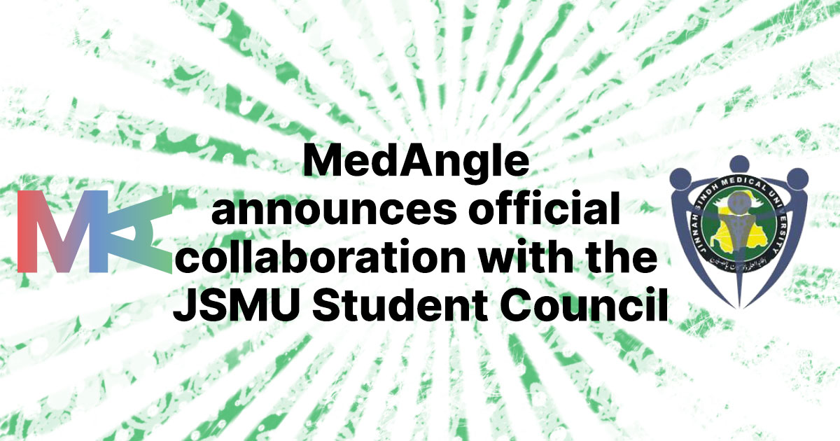 MedAngle and JSMU Student Council announce official partnership
